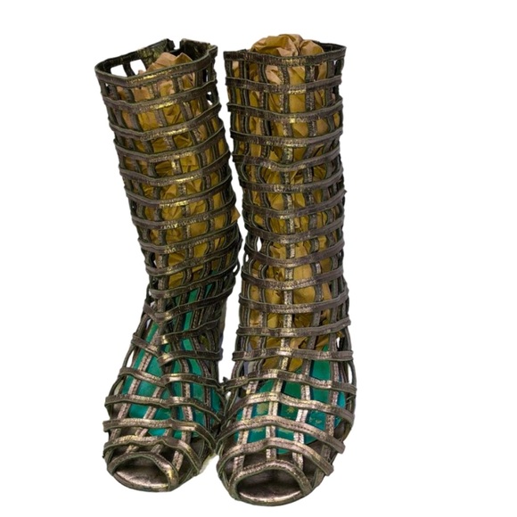 Jeffrey Campbell | Shoes | Jeffrey Campbell Ibiza Platinum Metallic ...